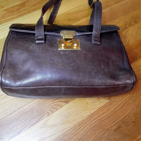 Bally | Bags | Vintage Bally Leather Bag Brown Bally | Poshmark